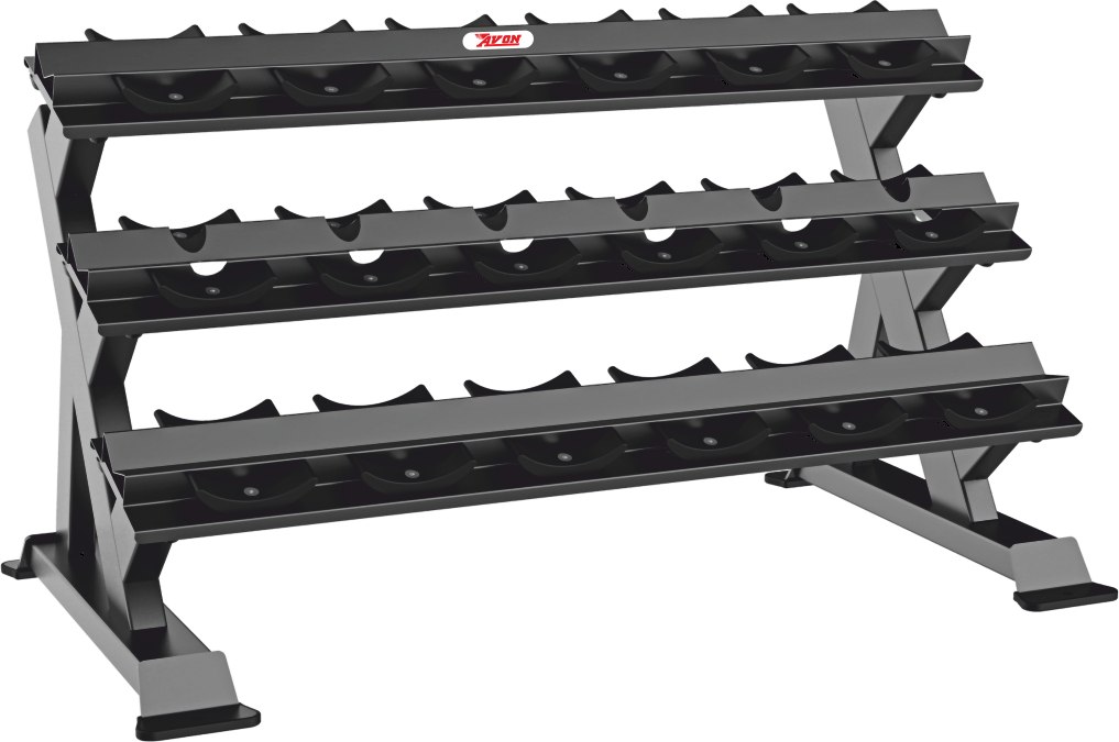 Pro Beauty Dumbbell Rack FF-140 | Avon Fitness Machines - Avon Fitness ...